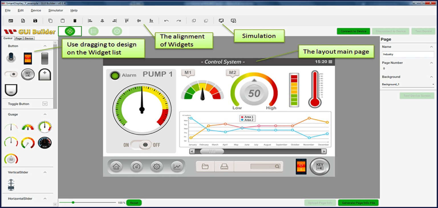GUI Builder – Individuelles Interface-Design | GMS